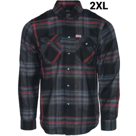 DIXXON | Shirts | Dixxon Flannel Ground Zero Flannel Shirt Mens 2xl ...